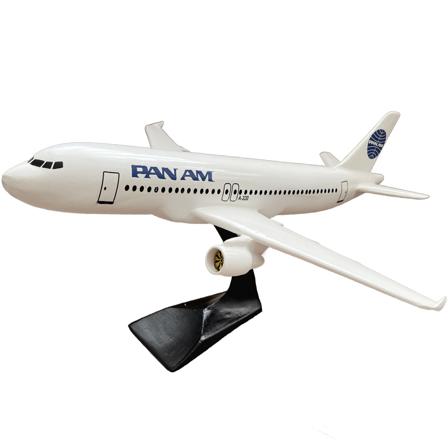 ماکت هواپیمای مسافربری Airbus A320 ایرلاین پن ام(PAN AM) سایز 50 سانتی
