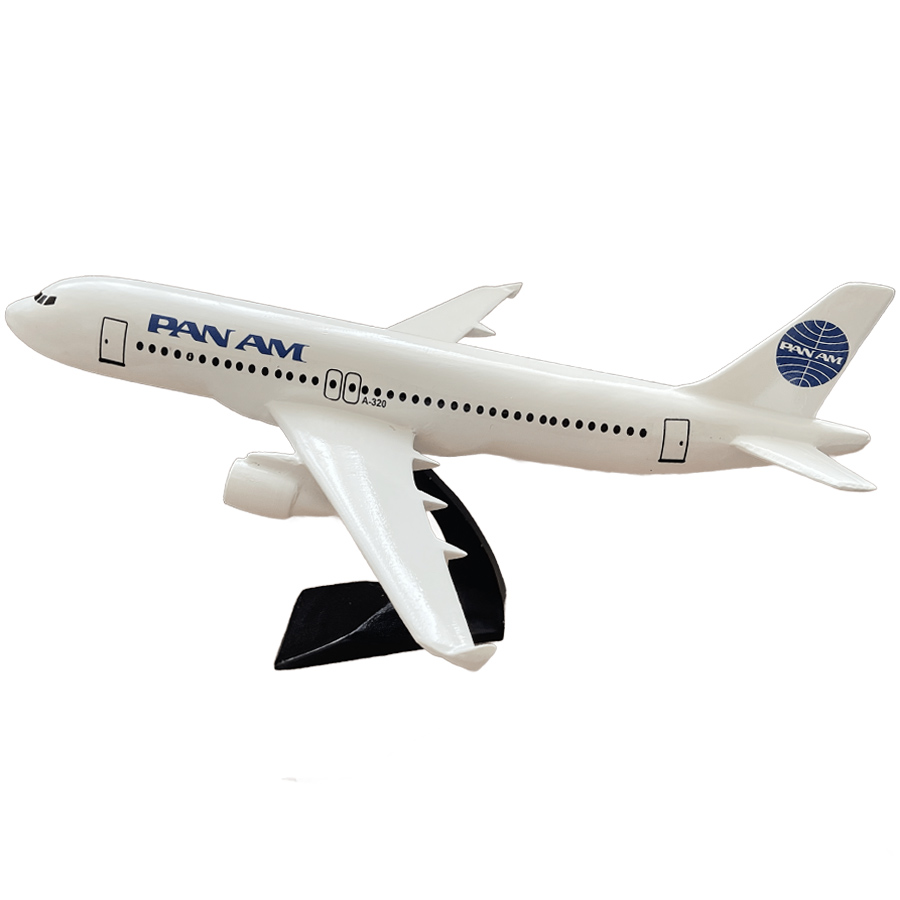 ماکت هواپیمای مسافربری Airbus A320 ایرلاین پن ام(PAN AM) سایز 50 سانتی