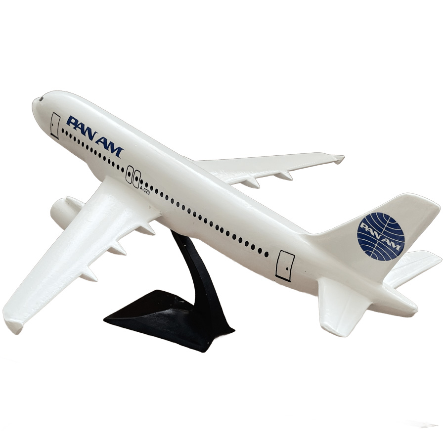 ماکت هواپیمای مسافربری Airbus A320 ایرلاین پن ام(PAN AM) سایز 50 سانتی